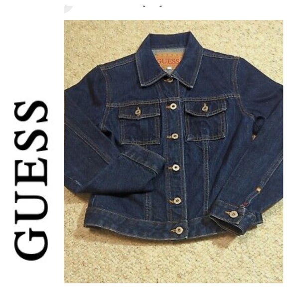 Guess | Jackets & Coats | Guess Denim Trucker Jacket Size Xlarge | Poshmark